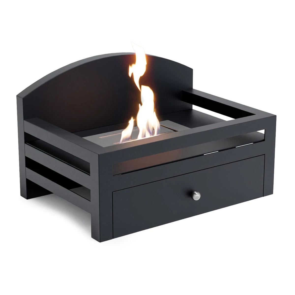 Kingston - Freestanding bioethanol grate. No chimney needed.