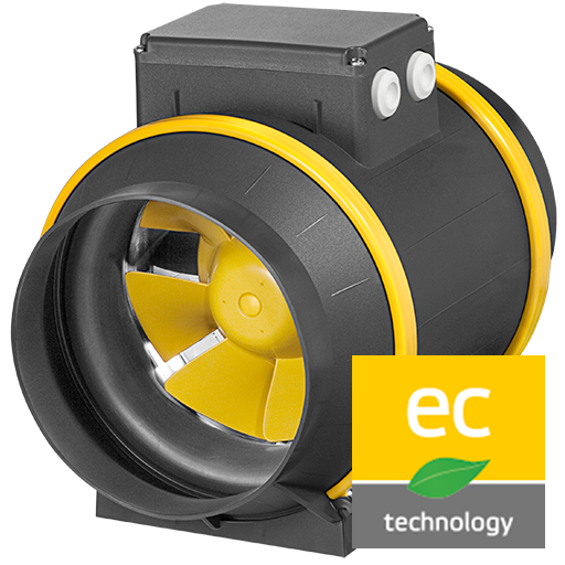 INLINE TUBE FAN RUCK EM 200 EC 01 - Efficient Ventilation